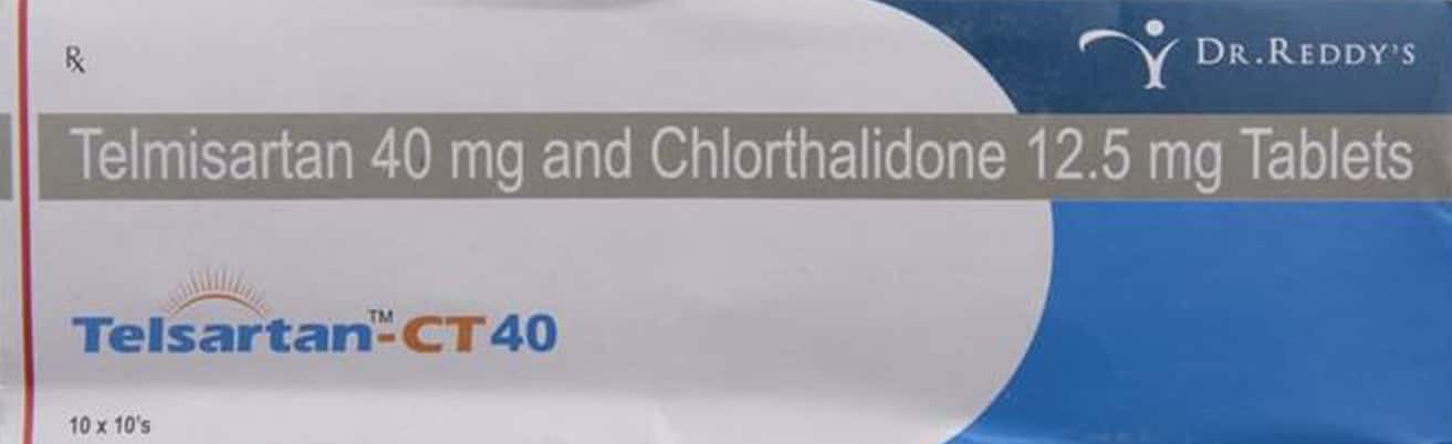 Telsartan Ct 40mg Strip Of 10 Tablets: Uses, Side Effects, Price ...