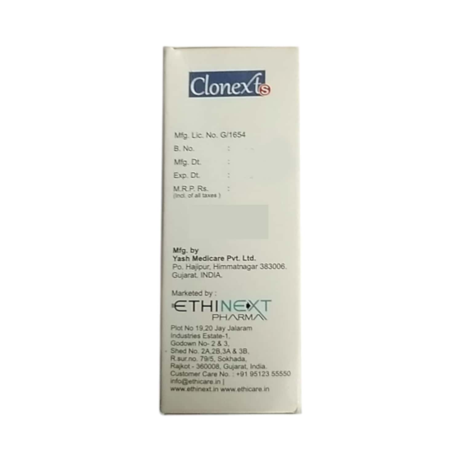 Clonext S Bottle Of 30ml Lotion: Uses, Side Effects, Price & Dosage ...