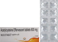Mucotab Et 600 MG Tablet (10): Uses, Side Effects, Price & Dosage ...