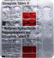 Diapride-M1 Tablet: Uses, Side Effects, Price, Dosage & More Info ...
