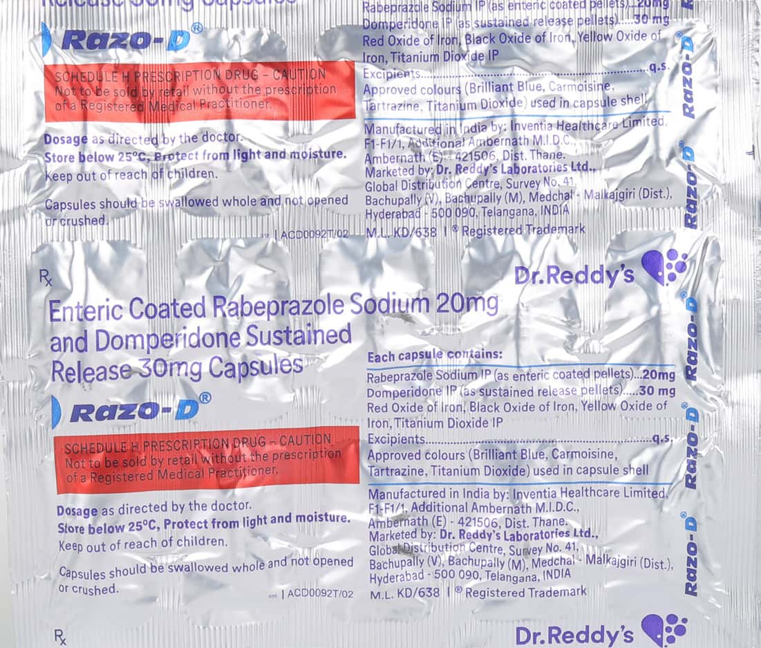 Razo D Capsule: Uses, Side Effects, Price, Dosage & More Info - PharmEasy