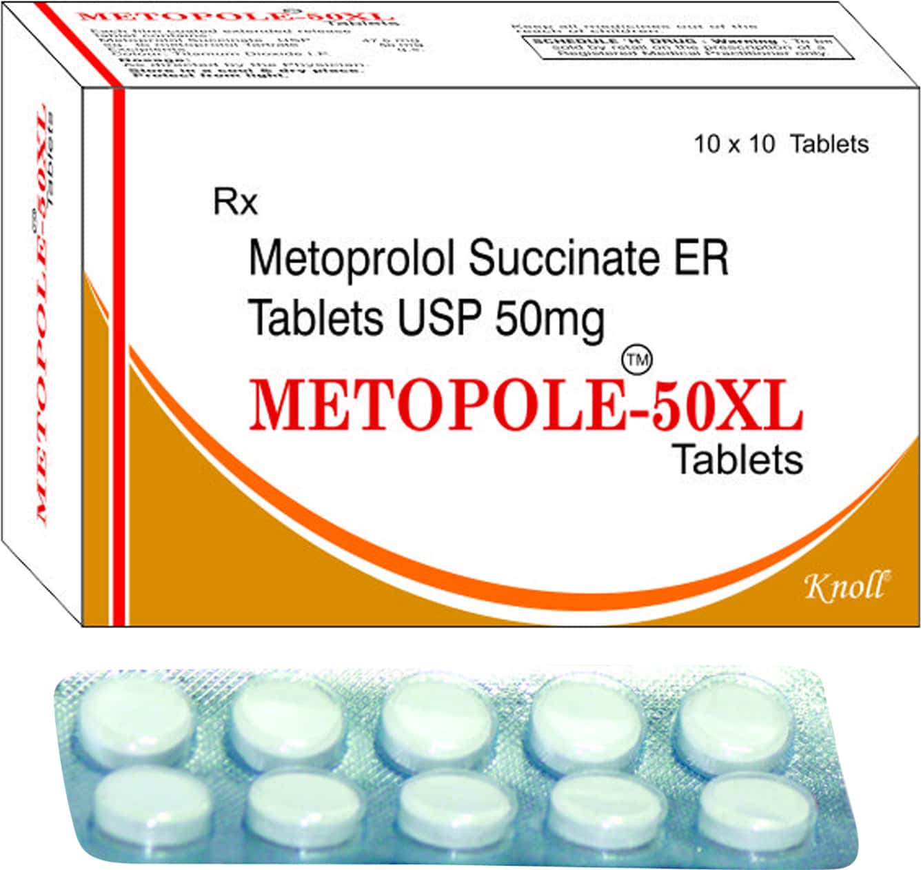 Metopole Xl 50 MG Tablet (10): Uses, Side Effects, Price & Dosage ...