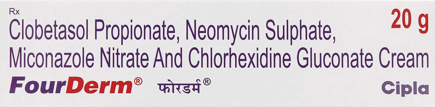 Fourderm Cream: Uses, Side Effects, Price, Dosage & More Info - PharmEasy