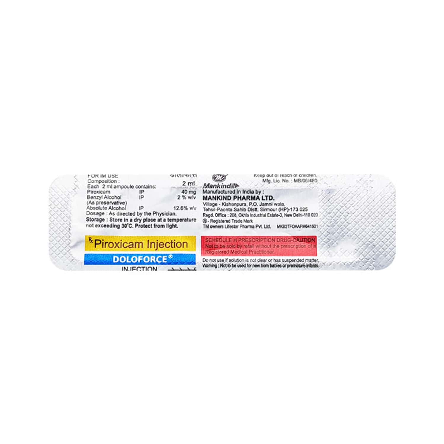 Doloforce 20 MG Injection (2): Uses, Side Effects, Price & Dosage ...