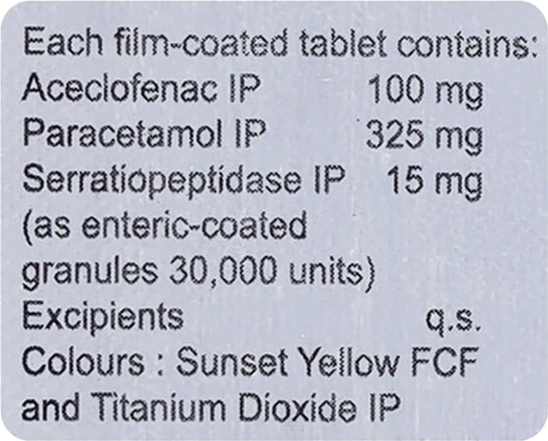 Aceflam-SP Tablet: Uses, Side Effects, Price, Dosage & More Info ...