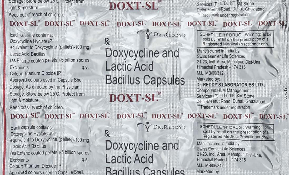 Doxt-SL Capsule: Uses, Side Effects, Price, Dosage & More Info - PharmEasy