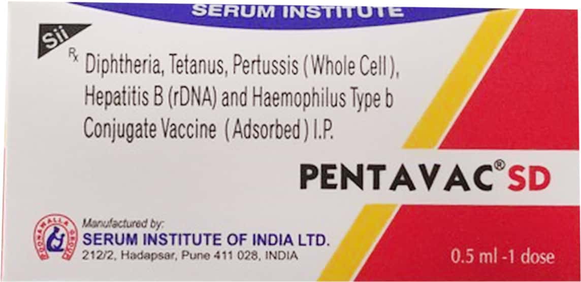 Pentavac SD Vaccine: Uses, Side Effects, Price, Dosage & More Info ...