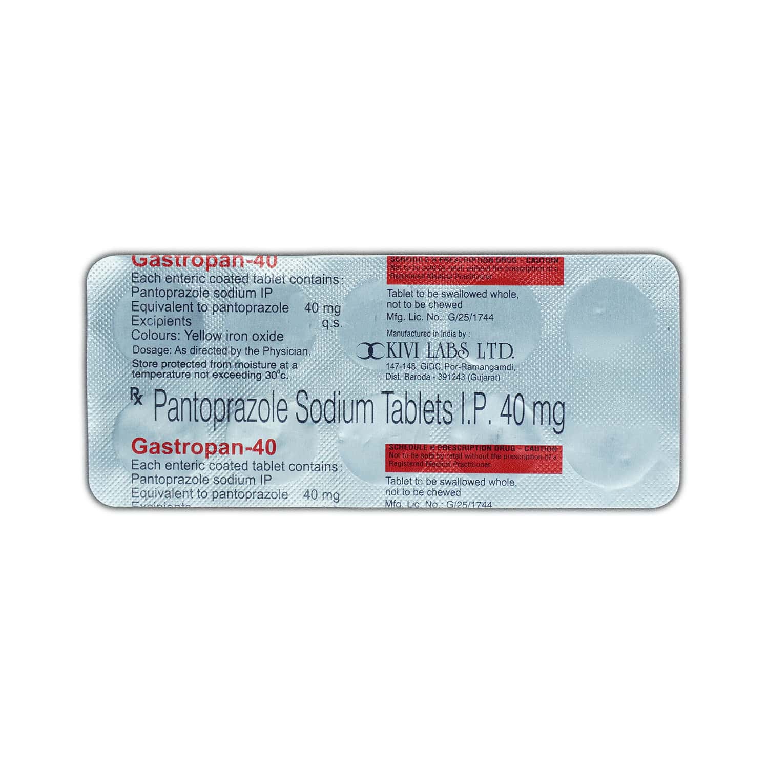 Gastropan 40 MG Tablet (10): Uses, Side Effects, Price & Dosage | PharmEasy