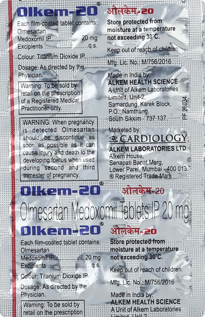 Olkem 20 MG Tablet (15): Uses, Side Effects, Price & Dosage | PharmEasy