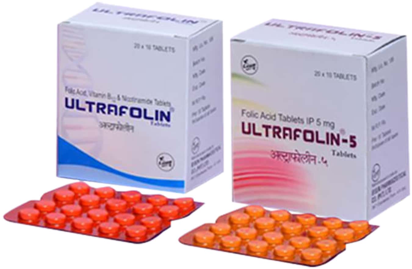 Ultrafolin 5 MG Tablet (10): Uses, Side Effects, Price & Dosage | PharmEasy