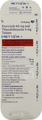 Retoz Mr 4mg Strip Of 10 Tablets: Uses, Side Effects, Price & Dosage ...