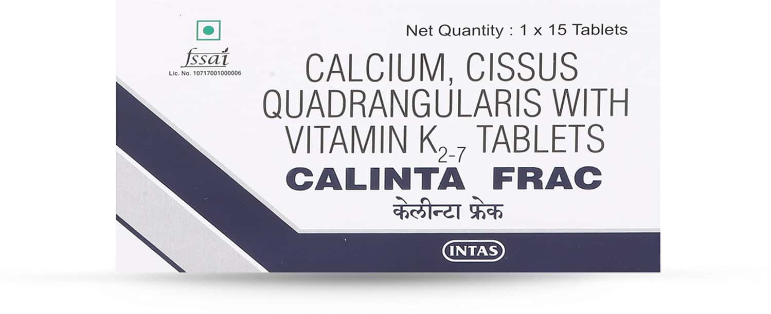 Buy Calinta Frac Strip Of 15 Tablets Online & Save Up to 24% at PharmEasy