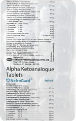 Nefrogard Strip Of 10 Tablets: Uses, Side Effects, Price & Dosage ...