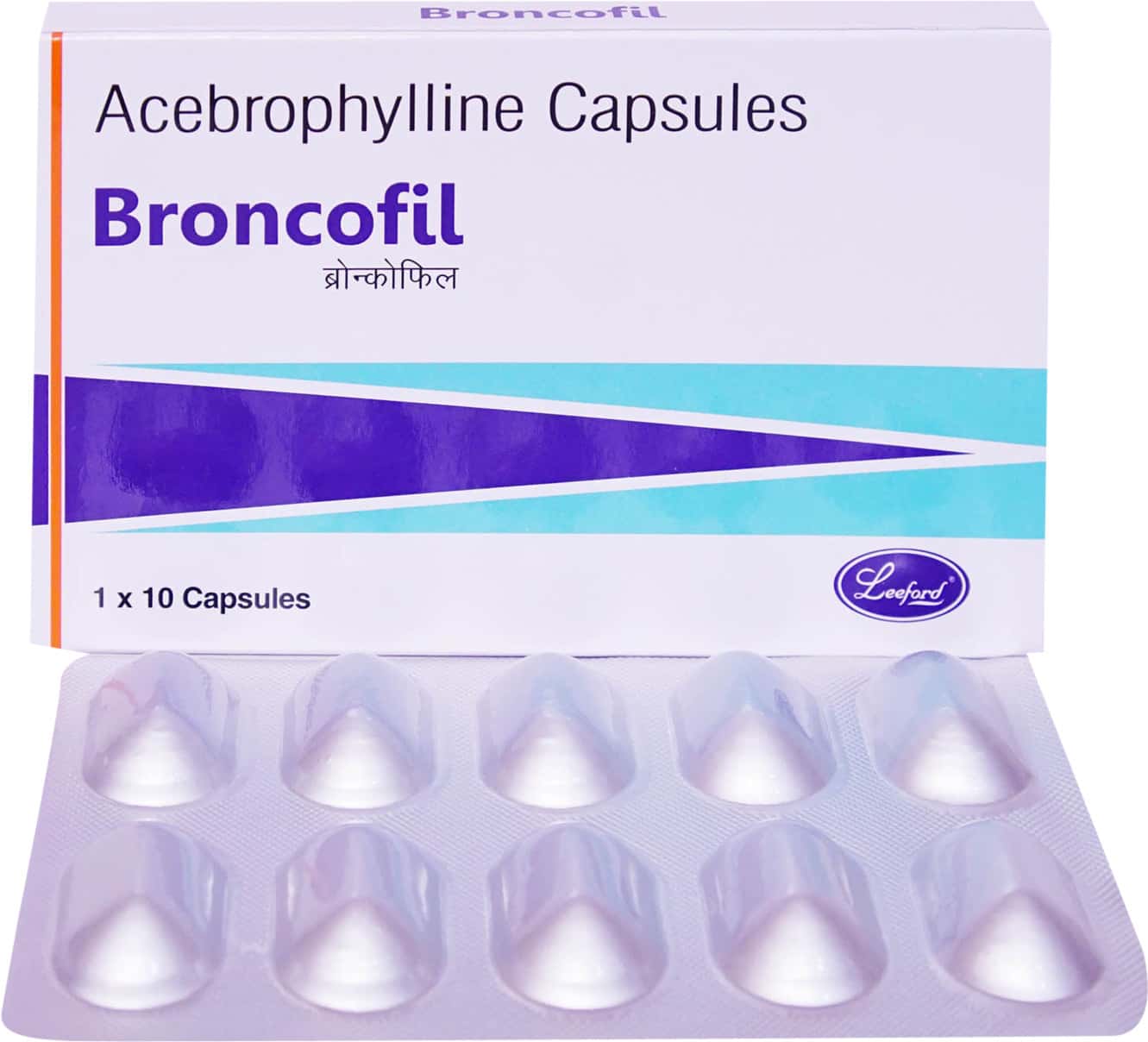 Broncofil 100 MG Capsule (10): Uses, Side Effects, Price & Dosage ...
