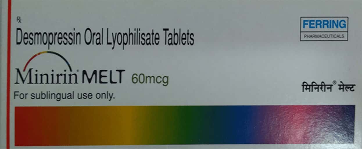 Minirin Melt 60 MCG Tablet (10): Uses, Side Effects, Price & Dosage ...