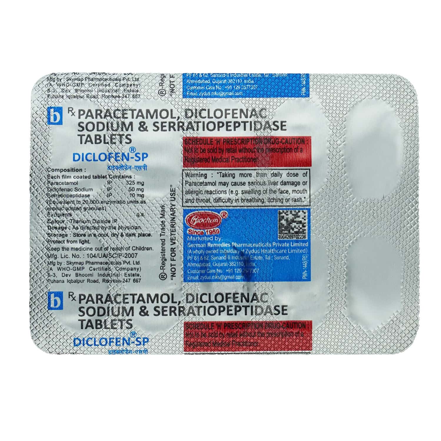 Diclofen SP Tablet: Uses, Side Effects, Price, Dosage & More Info ...
