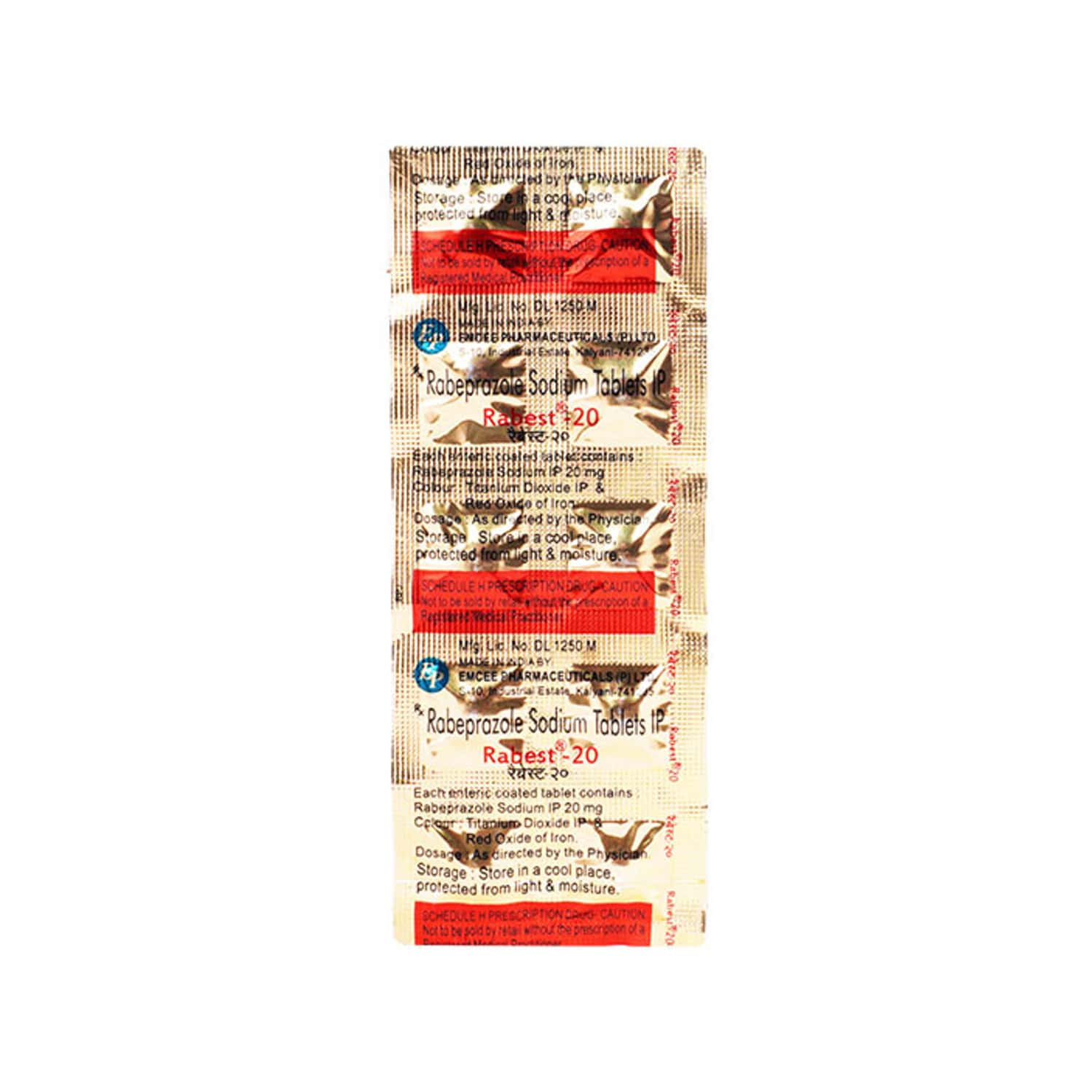 Rabest 20 MG Tablet (10): Uses, Side Effects, Price & Dosage | PharmEasy