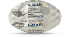 Calcitas D3 Capsules: Uses, Side Effects, Price, Dosage & More Info ...
