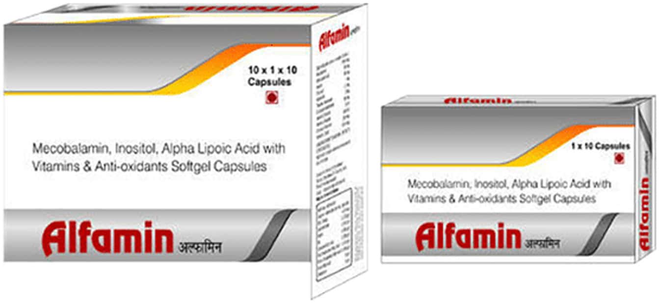 Alfamin Strip Of 10 Capsules: Uses, Side Effects, Price & Dosage ...