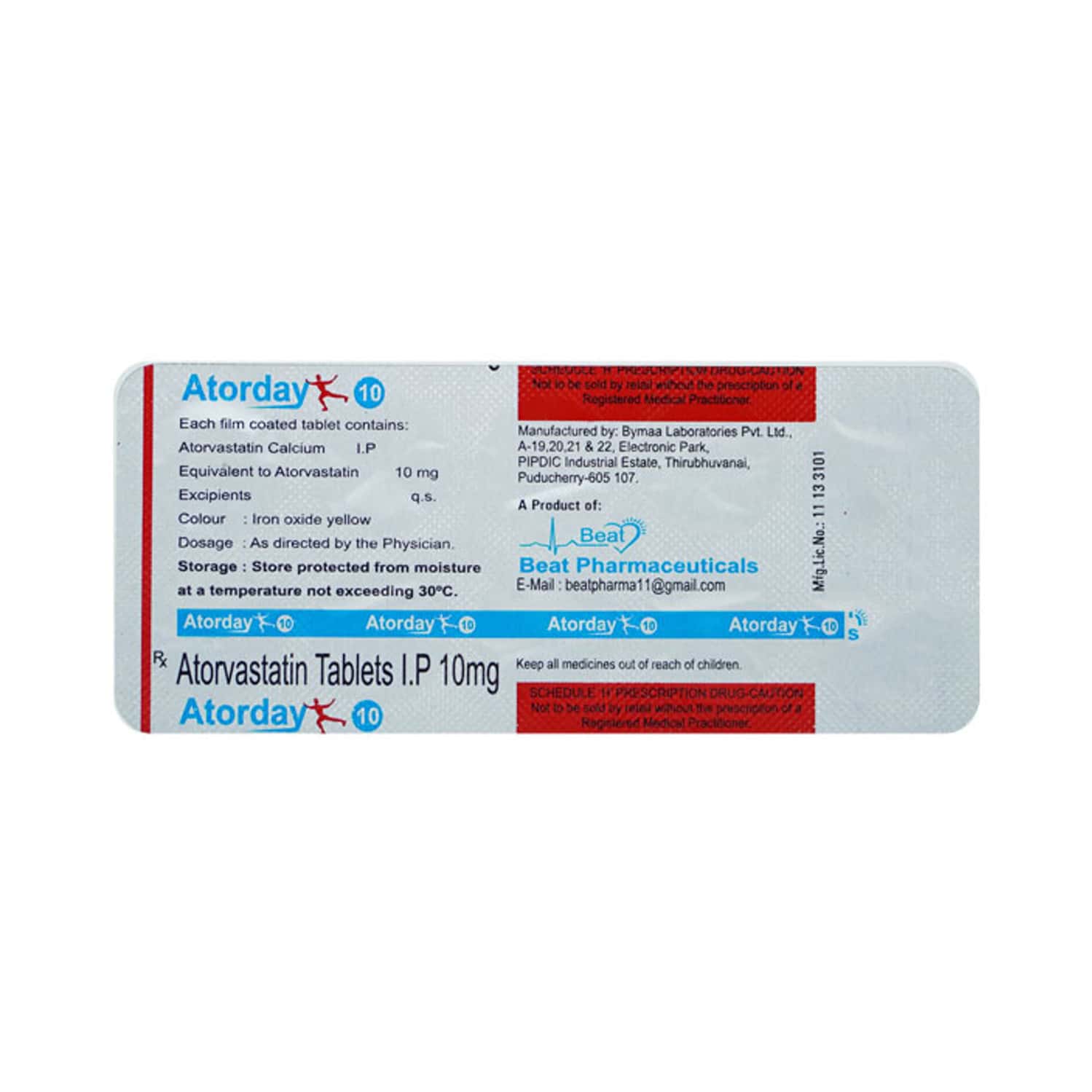 Atorday 10 Tablet: Uses, Side Effects, Price, Dosage & More Info ...