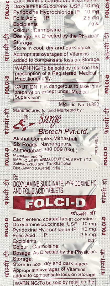 Folci D Tablet: Uses, Side Effects, Price & Dosage | PharmEasy