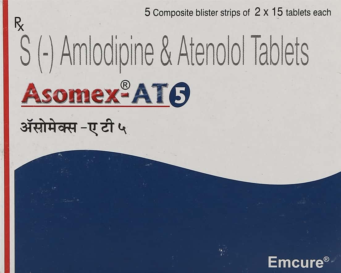 Asomex At 5/50mg Strip Of 15 Tablets: Uses, Side Effects, Price ...