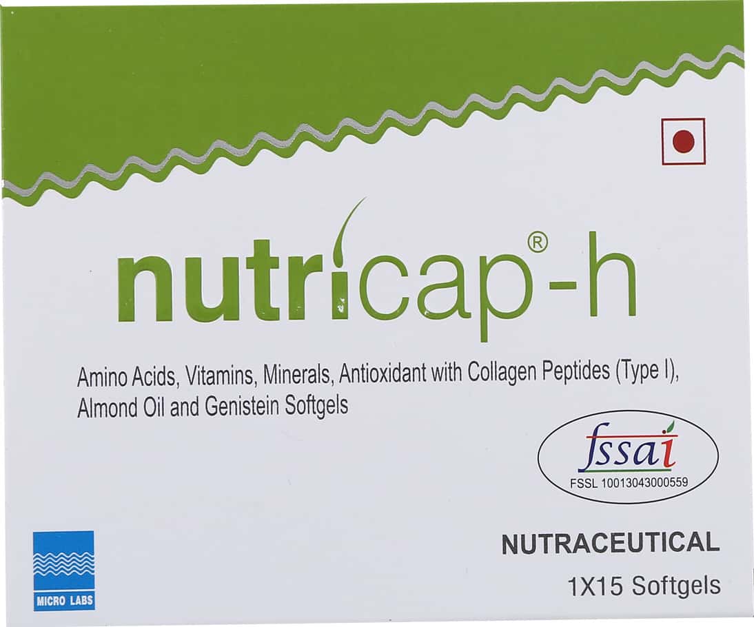 Buy Nutricap H Strip Of 15 Capsules Online & Save Up to 24% at PharmEasy