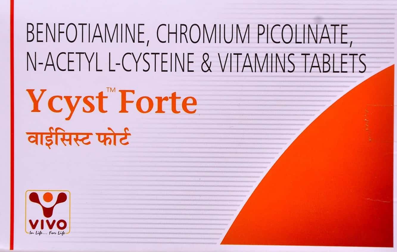 Buy Ycyst Forte Strip Of 10 Tablets Online & Save Up to 24% at PharmEasy