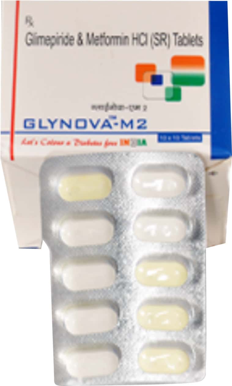 Glynova M2 Strip Of 10 Tablets: Uses, Side Effects, Price & Dosage ...