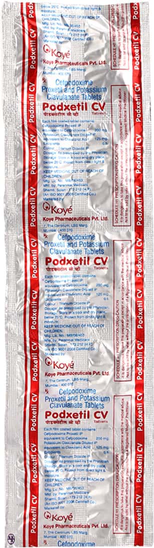 Podxetil Strip Of 10 Tablets: Uses, Side Effects, Price & Dosage ...