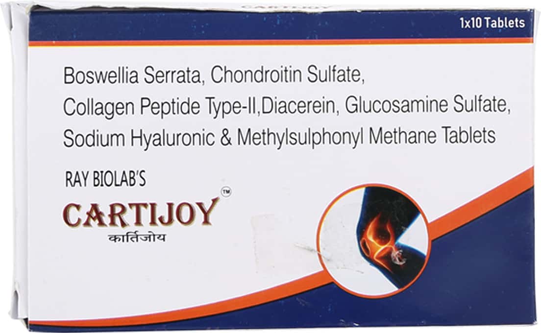 Buy Cartijoy Strip Of 10 Tablets Online & Save Up to 24% at PharmEasy