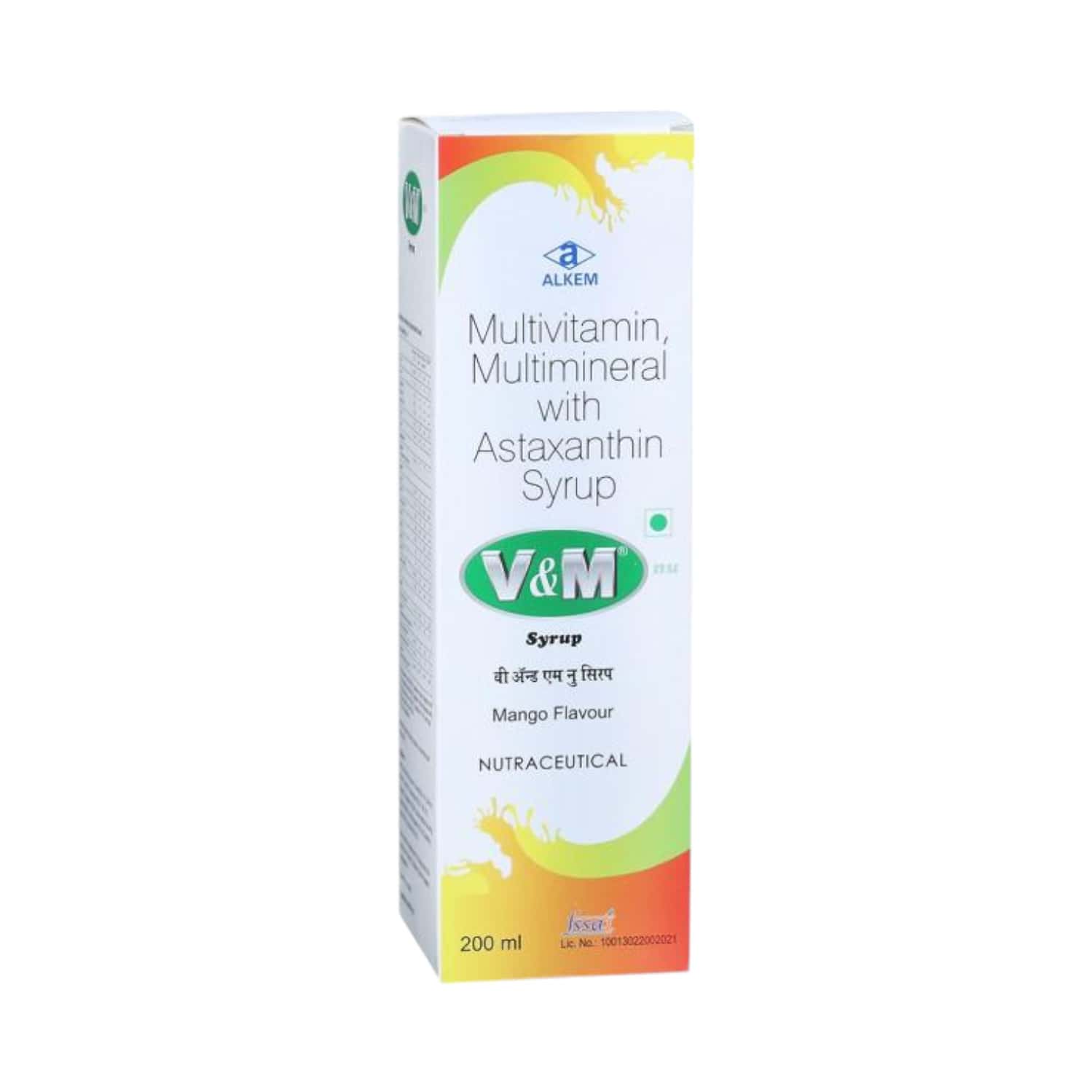 V&M Nu Mango Flavour Bottle Of 200ml Syrup: Uses, Side Effects, Price ...