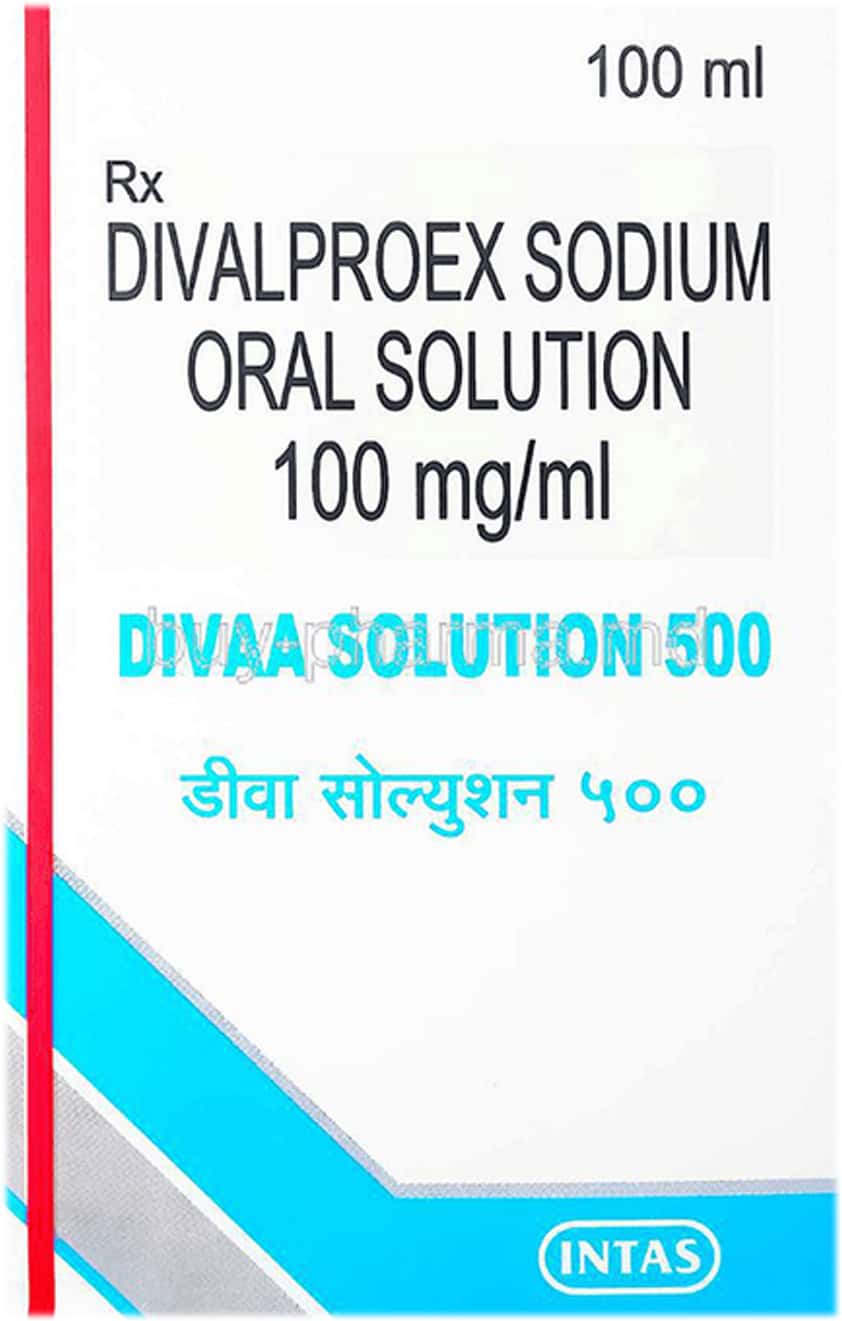 Divaa 500 MG/5ML Oral Solution (100): Uses, Side Effects, Price ...