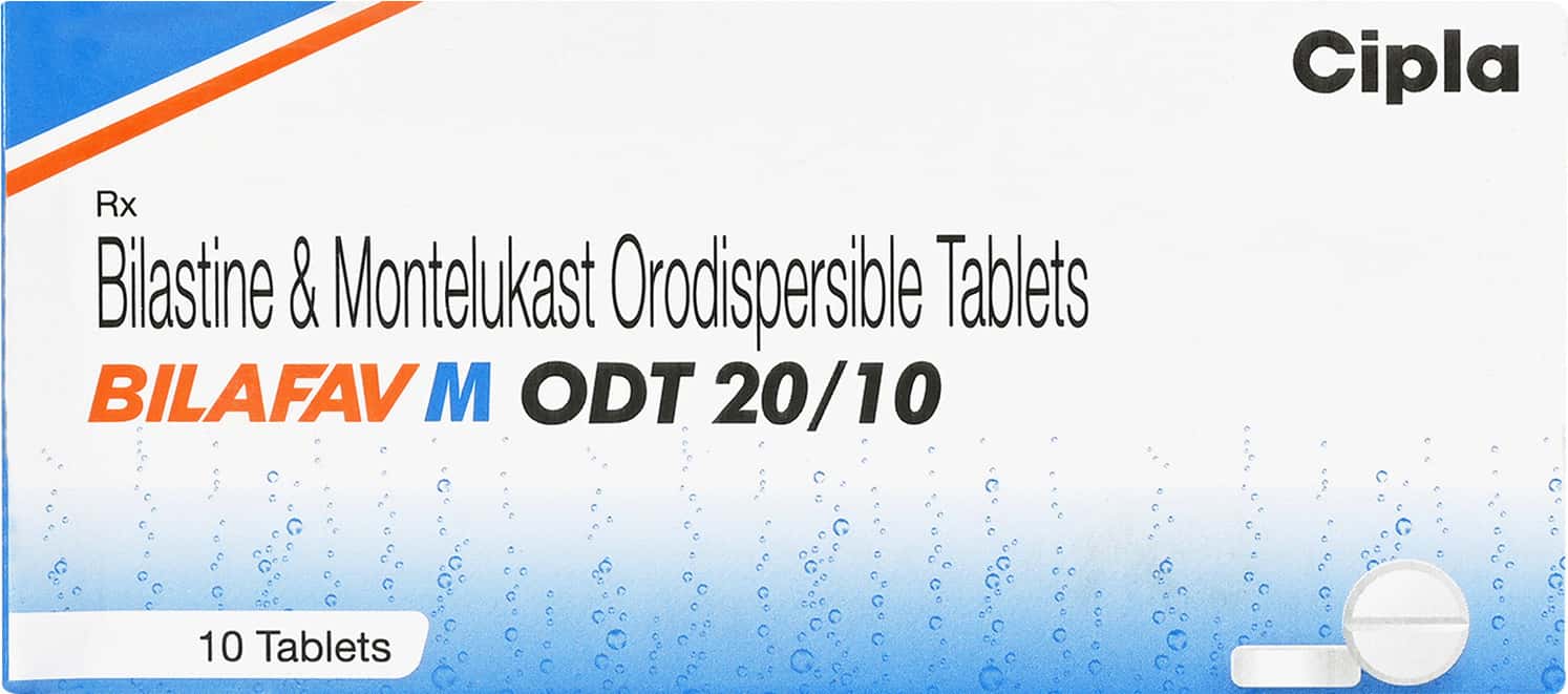 Bilafav M Odt 20/10mg Strip Of 10 Tablets: Uses, Side Effects, Price ...