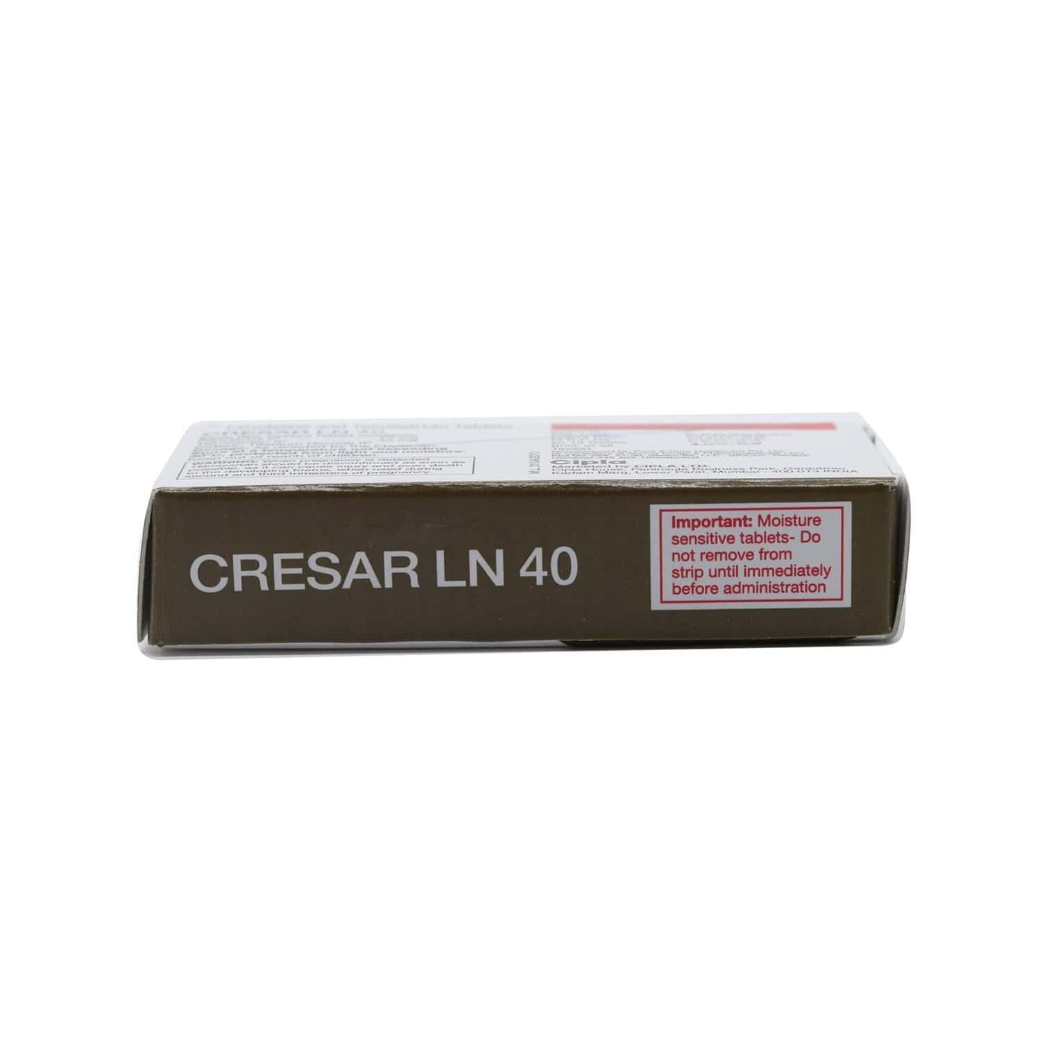 Cresar Ln 40/10mg Strip Of 10 Tablets: Uses, Side Effects, Price ...