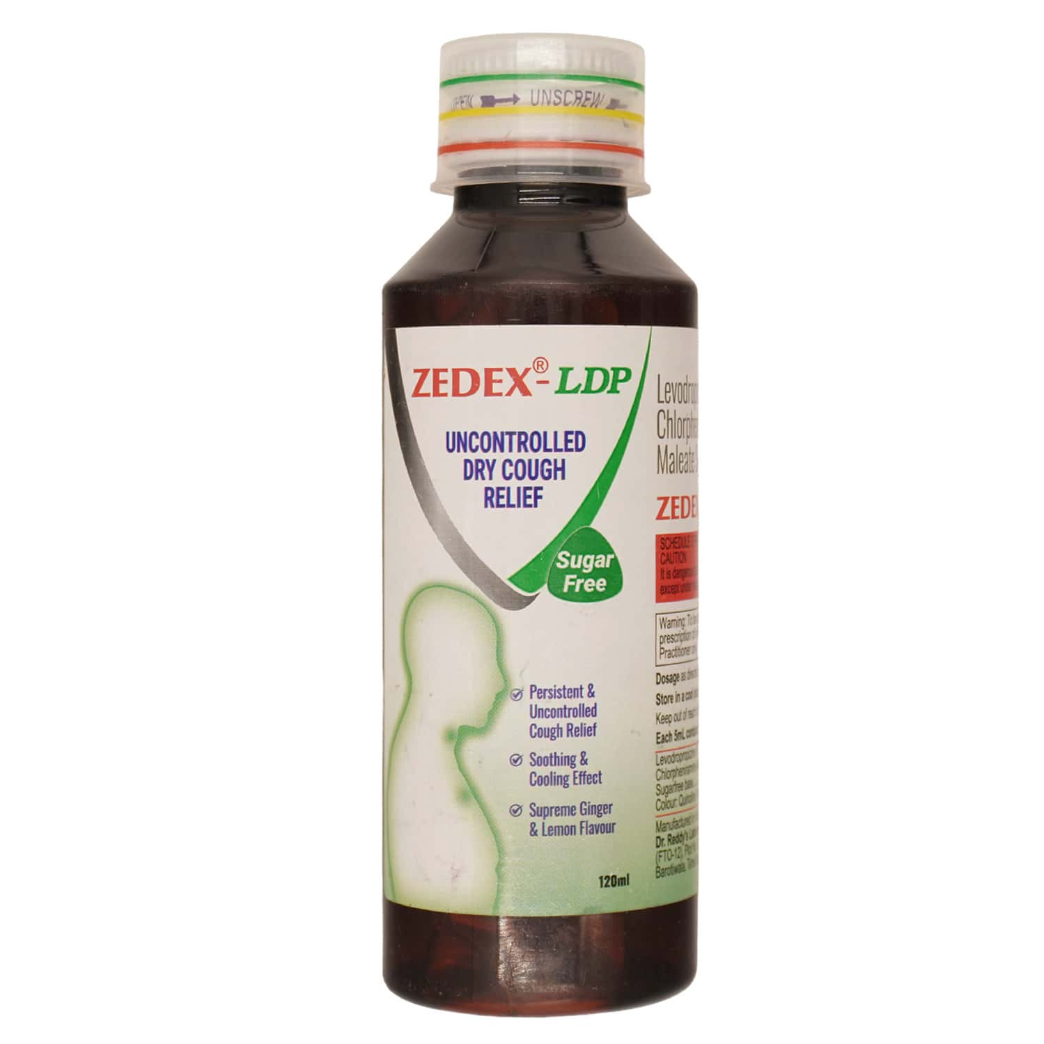 Zedex LDP Syrup | Ginger And Lemon Flavour Sugar Free : Uses, Side ...