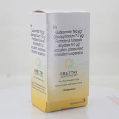 Breztri Aerosphere Box Of 120md Metered Dose Inhaler: Uses, Side ...