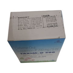 Taxim O 200 MG/5ML Dry Syrup (30): Uses, Side Effects, Price & Dosage ...