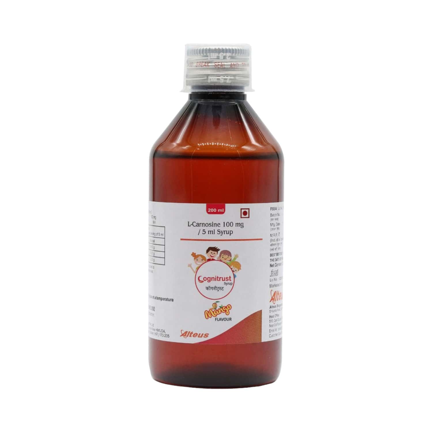Cognitrust 100 MG/5ML Syrup (200): Uses, Side Effects, Price & Dosage ...