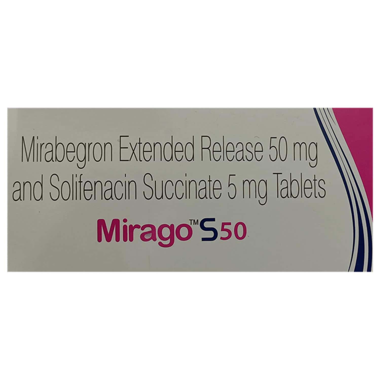 Mirago S 50mg Strip Of 10 Tablets: Uses, Side Effects, Price & Dosage ...