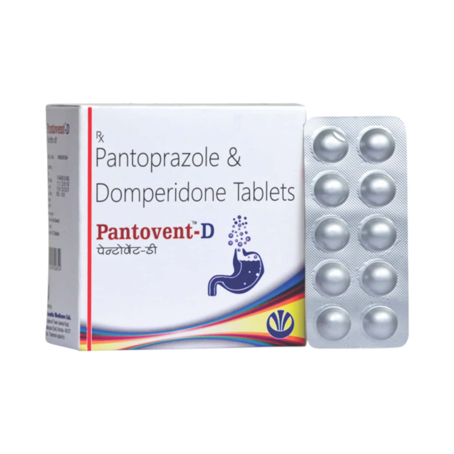 Pantovent D Strip Of 10 Tablets: Uses, Side Effects, Price & Dosage ...
