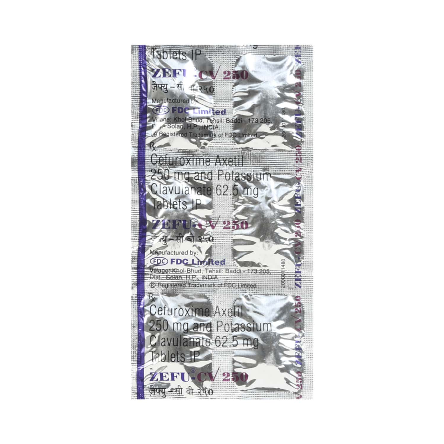 Zefu Cv 250 Strip Of 10 Tablets: Uses, Side Effects, Price & Dosage ...