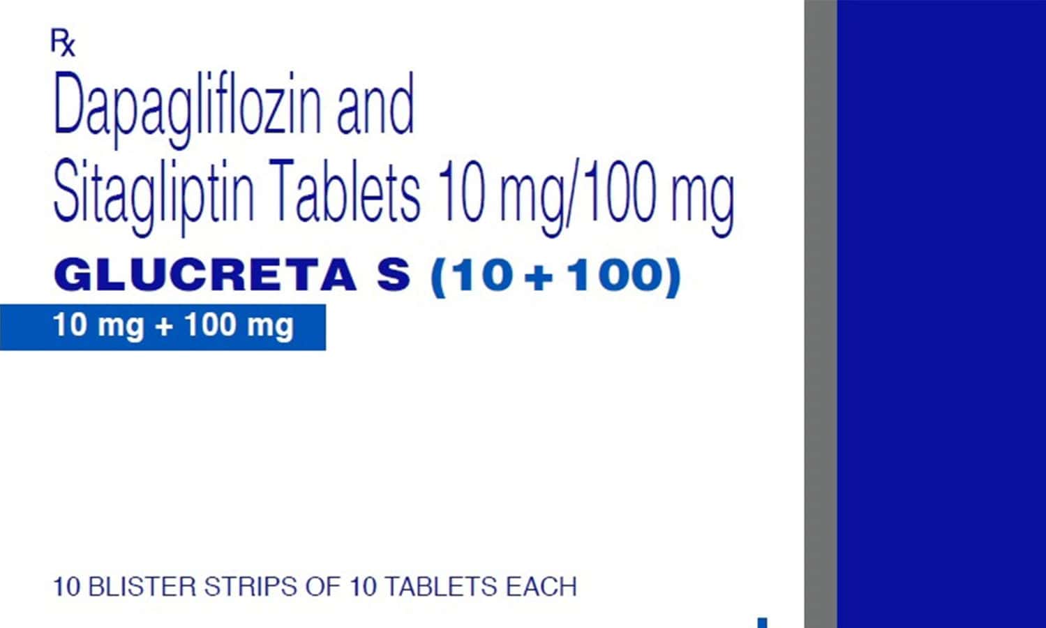 Glucreta S 10/100mg Strip Of 10 Tablets: Uses, Side Effects, Price ...