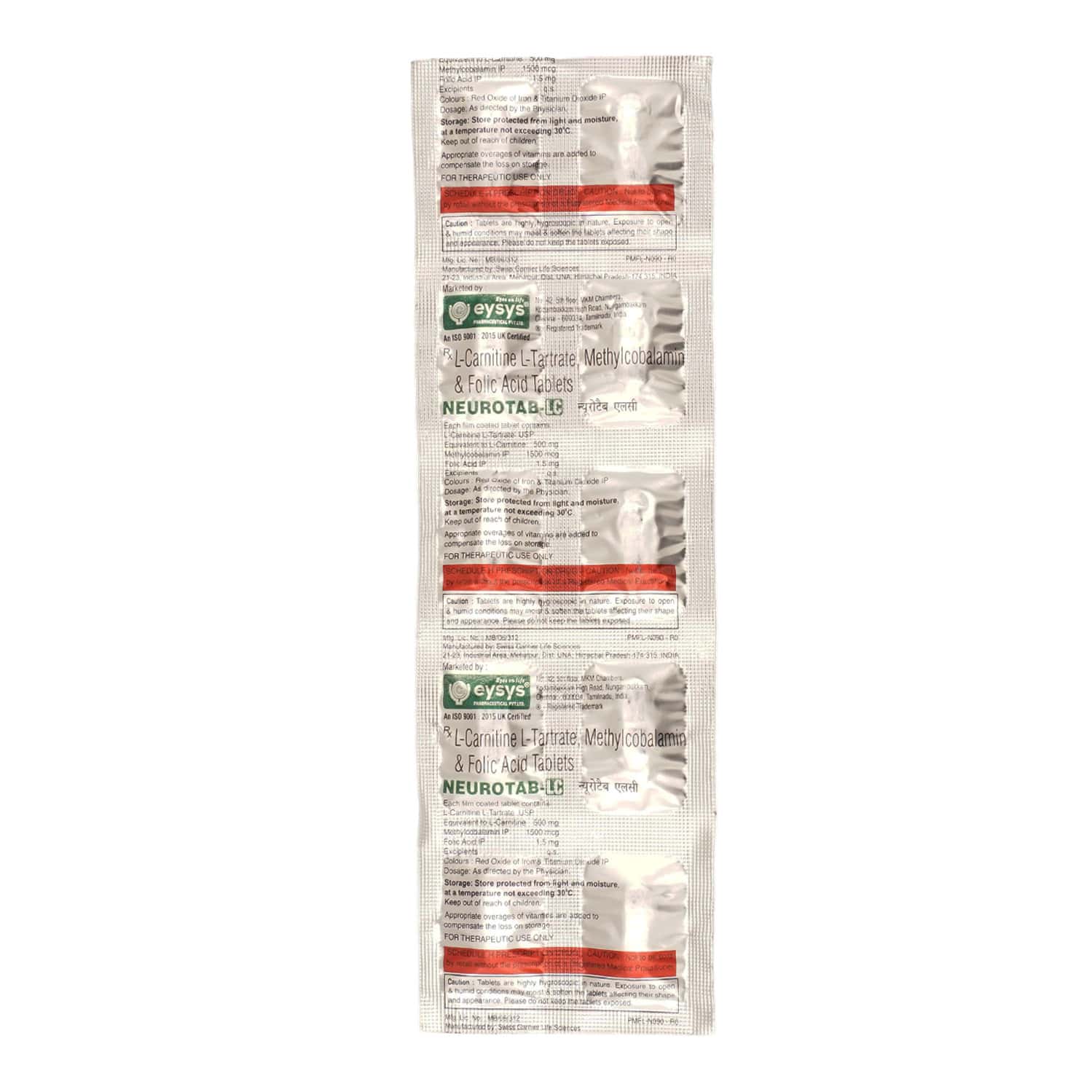 Neurotab Lc Strip Of 10 Tablets: Uses, Side Effects, Price & Dosage ...