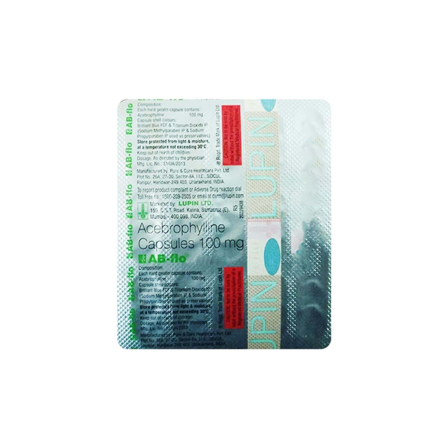 Ab Flo 100 MG Capsule (15): Uses, Side Effects, Price & Dosage | PharmEasy
