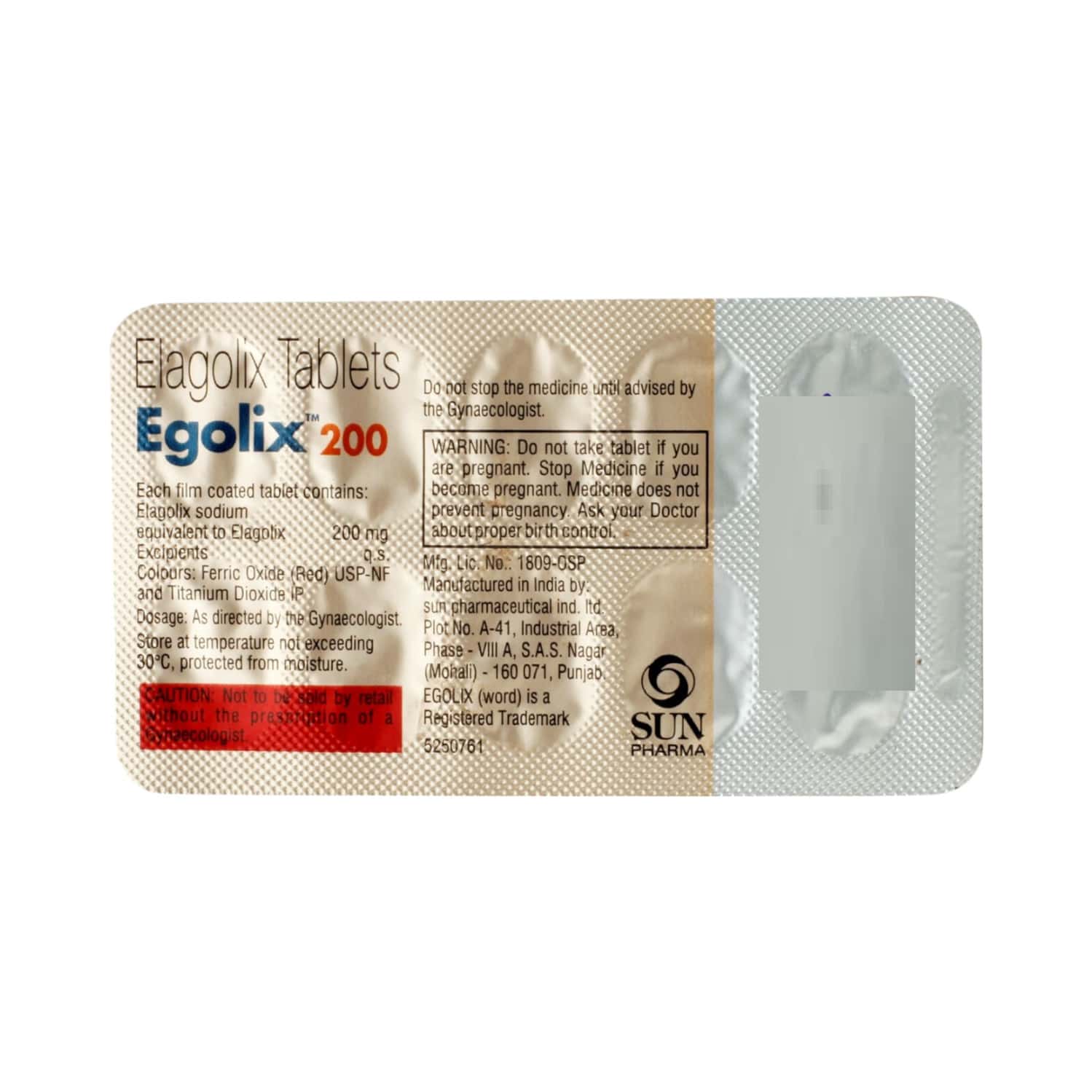 Egolix 200 MG Tablet (10): Uses, Side Effects, Price & Dosage | PharmEasy