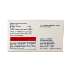 Egolix 150 MG Tablet (10): Uses, Side Effects, Price & Dosage | PharmEasy