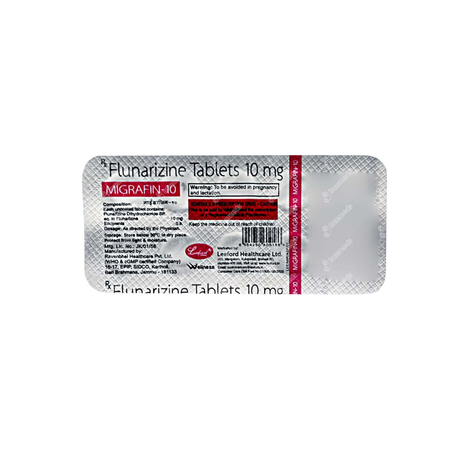 Migrafin 10 MG Tablet (10): Uses, Side Effects, Price & Dosage | PharmEasy