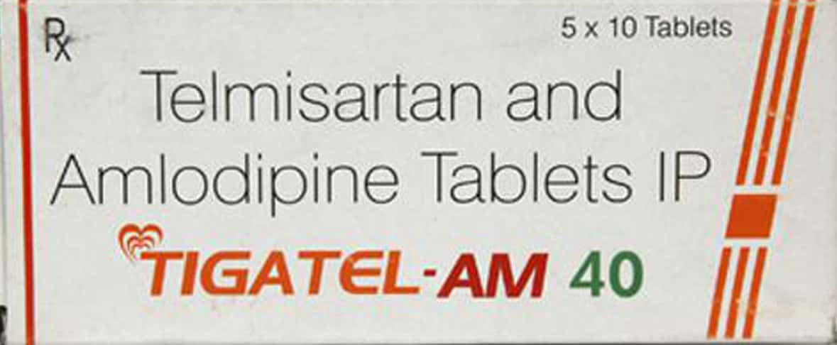 Tigatel Am 40mg Strip Of 20 Tablets: Uses, Side Effects, Price & Dosage ...
