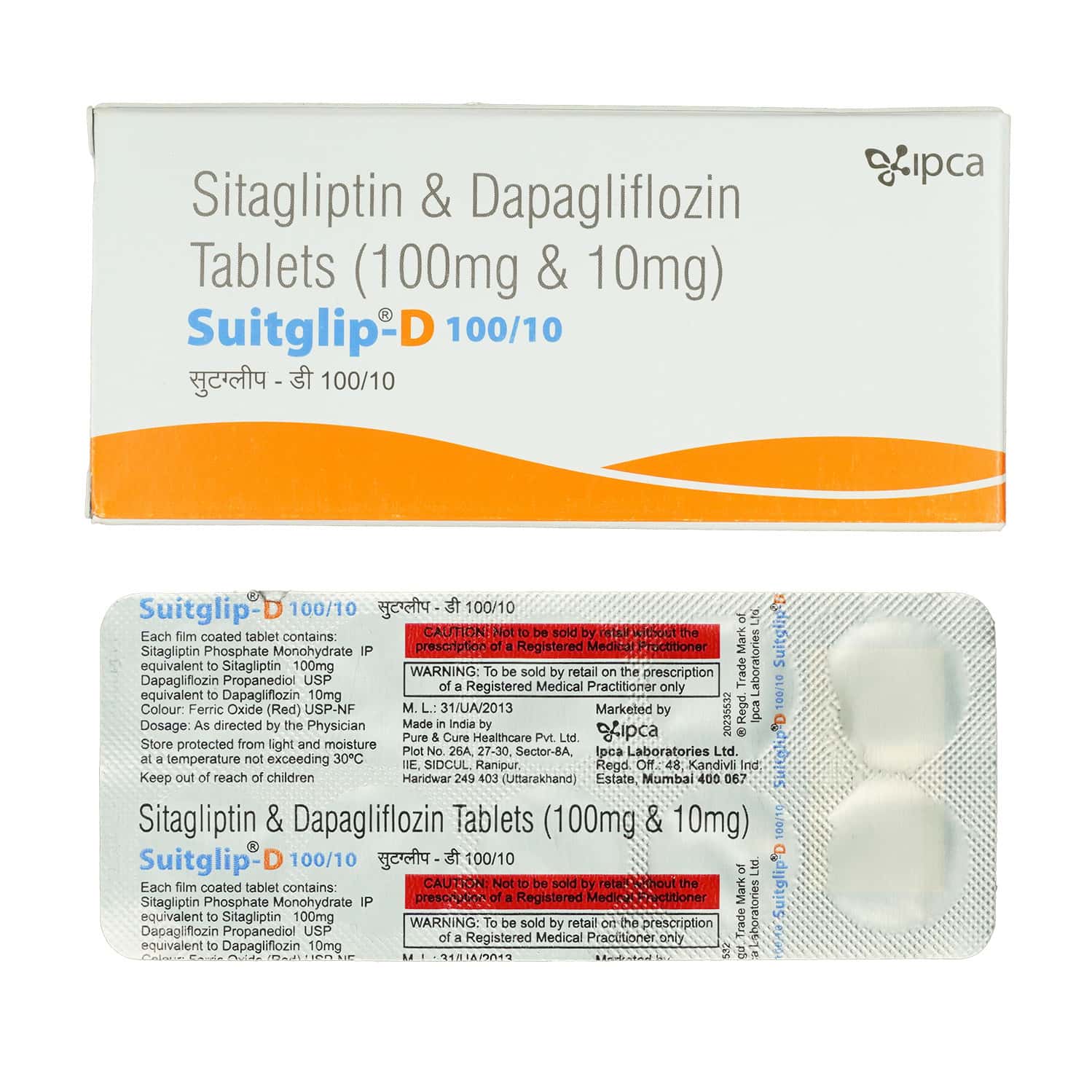 Suitglip D 100/10mg Strip Of 10 Tablets: Uses, Side Effects, Price ...